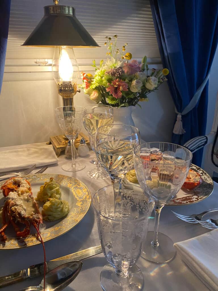 Living Large In A Small House, LLC | Dining on the Orient Express