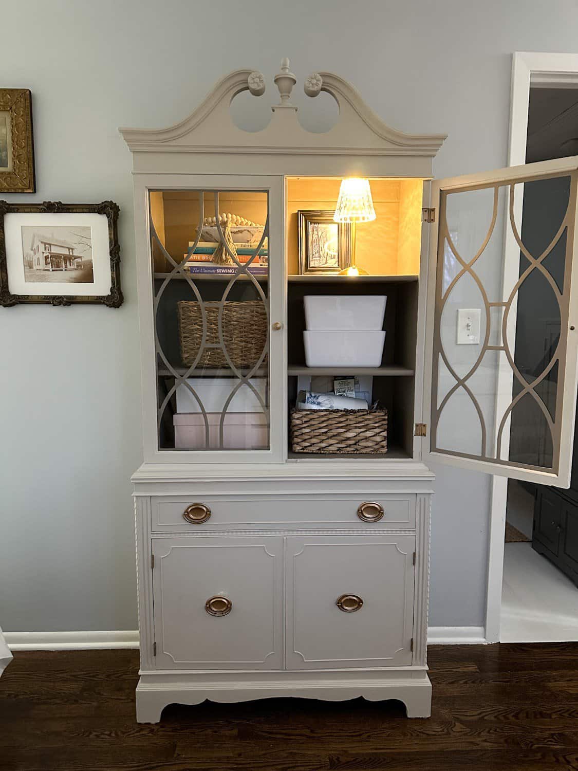 Living Large In A Small House, LLC | China Cabinet Chalk Paint Makeover ...