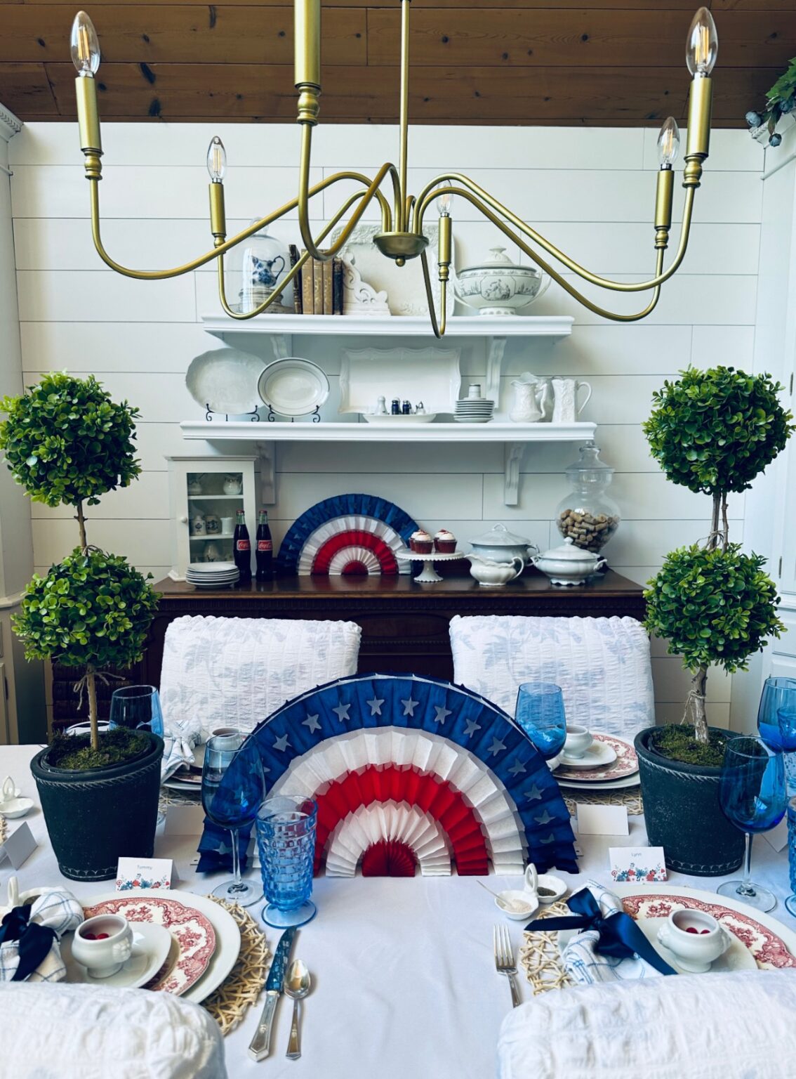 Ideas for Creating a Patriotic 4th of July Tablescape | Living Large In ...