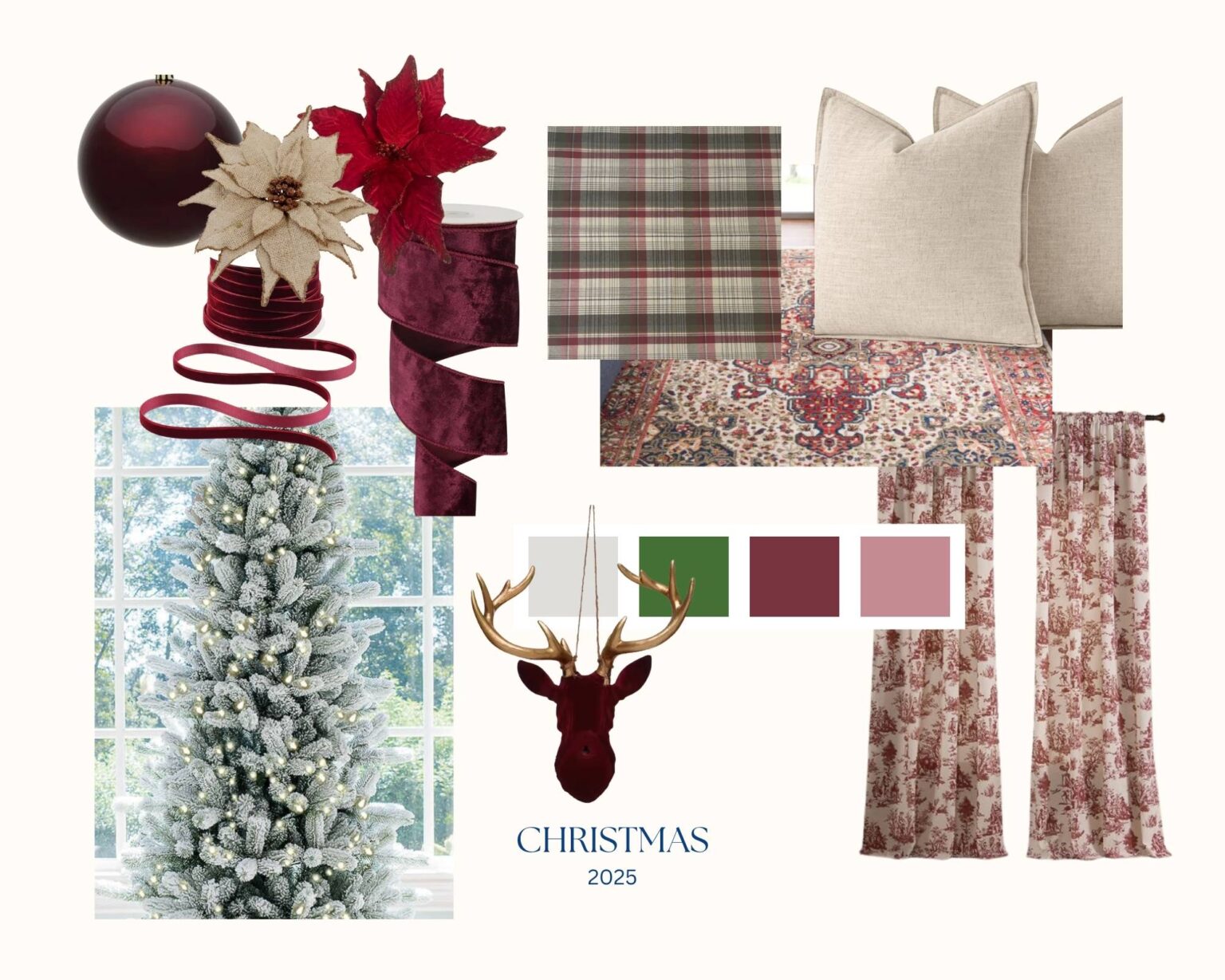 How to Create a Christmas Mood Board | Living Large In A Small House, LLC
